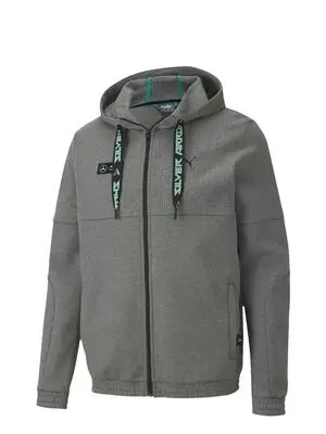 PUMA Mercedes-amg Petronas Motorsport Zip-up Hoodie - Grey