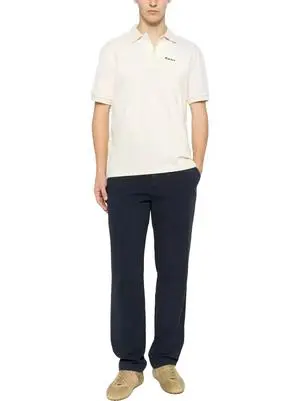 Gant Logo-print Piqué Polo Shirt - Neutrals