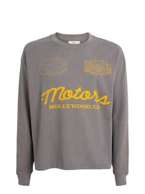 CHERRY LOS ANGELES Mesh Long Sleeve T-shirt - Grey