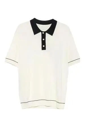 Gant Contrast-collar Short-sleeved Polo Shirt - Neutrals