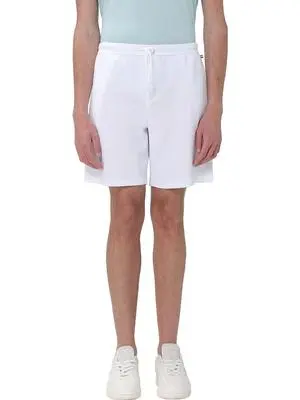BOSS Textured Drawstring Shorts - White