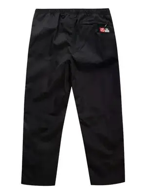 JORDAN Logo-detail Trousers - Black