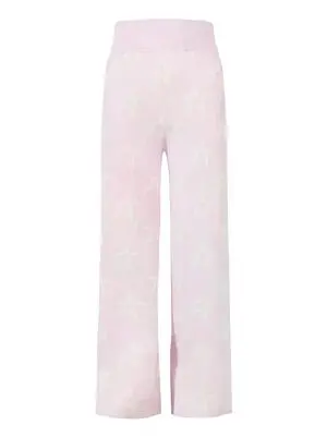 Perfect Moment Chalet Star Intarsia Wool Trousers - Pink