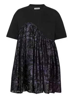 Henrik Vibskov Bon Chalant Floral-print T-shirt - Black