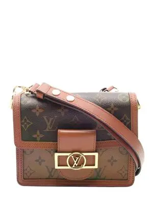 LOUIS VUITTON Mini Dauphine Satchel - Brown