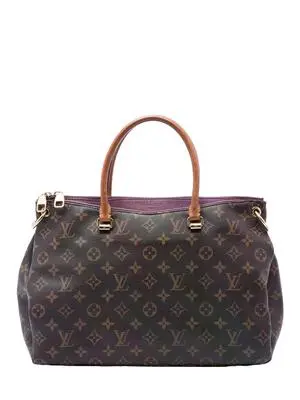 LOUIS VUITTON Monogram Pallas Mm Satchel - Brown