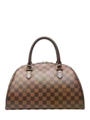 LOUIS VUITTON Damier Ebene Ribera Mm Handbag - Brown