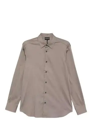Emporio Armani Long-sleeve Button-down Shirt - Neutrals