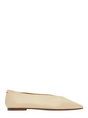AeydĒ Betty Pointed Toe Flats - Off-white