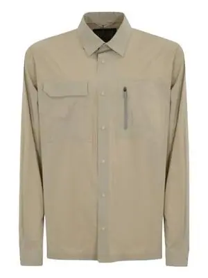 Herno Chest-pockets Long Sleeved Shirt - Nude