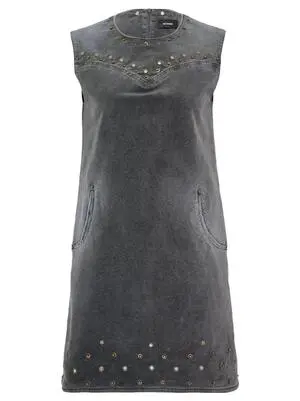 We11Done Embellished Mini Dress - Grey