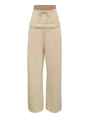We11Done Beige Drawstring Track Pants - Neutrals