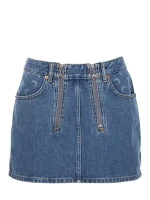 MARINE SERRE Marine Serre Denim Mini Skirt
