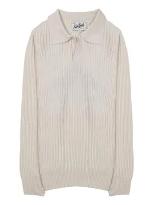 MC2 SAINT BARTH Maglia Con Colletto A Polo - Beige