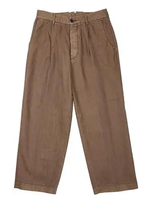NINE:INTHE:MORNING Cotton Trousers - Brown