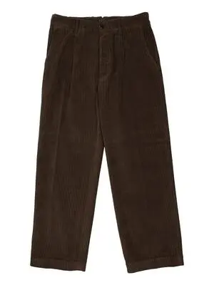 NINE:INTHE:MORNING Nine:in:the:morning Ribbed Cotton Trousers - Brown