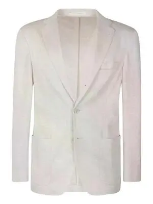 Eleventy Notched-lapels Single-breasted Blazer - Neutrals
