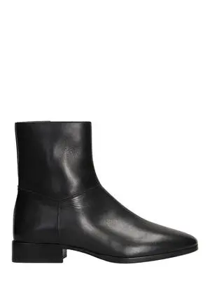 Fear Of God Side-zip Leather Ankle Boots - Black