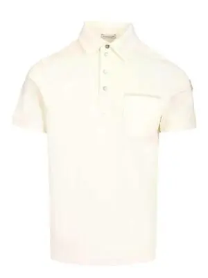 Moncler Logo-patch Polo Shirt - Neutrals