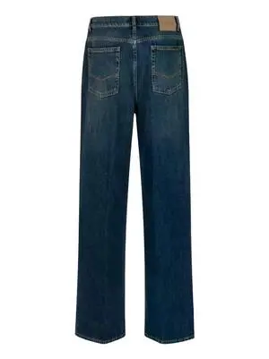 Peserico Faded Straight-leg Jeans - Blue