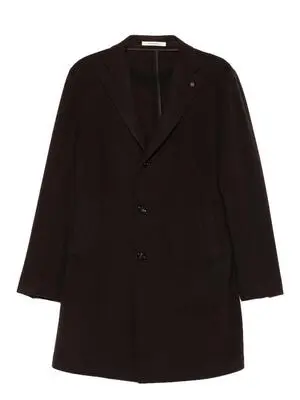 Tagliatore Single-breasted Coat - Brown