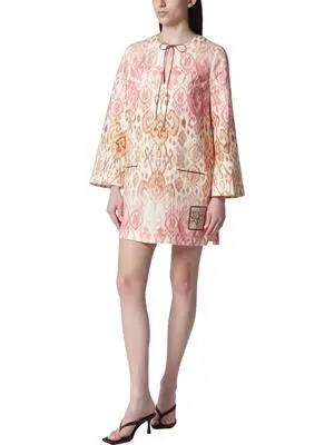 Zimmermann Aster Tunic Mini Dress - Pink