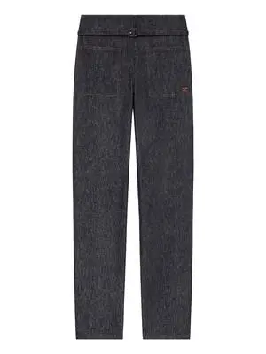 COURREGES Courrèges High Waisted Belted Jeans - Black