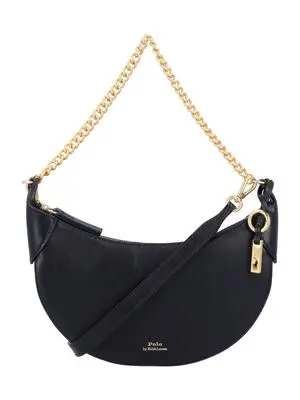 Polo Ralph Lauren Small Logo-stamp Chained Crossbody Bag - Black