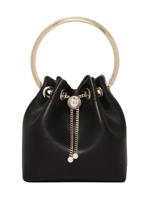 JIMMY CHOO Bon Bon Bucket Bag - Black