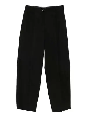 TOTEME Pleated Wide-leg Trousers - Black