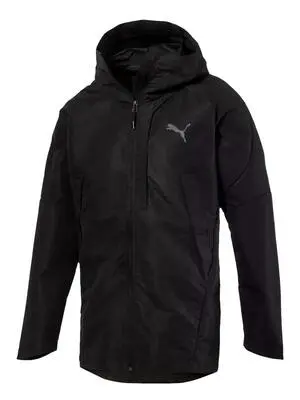 PUMA Hooded Raincoat - Black