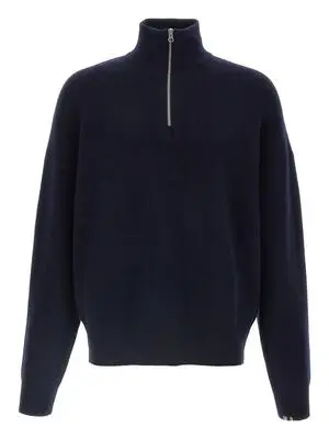 Extreme Cashmere Half-zip Sweater - Black