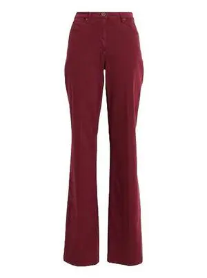 Etro ETRO Wide-Leg Cotton And Elastane Pants Red