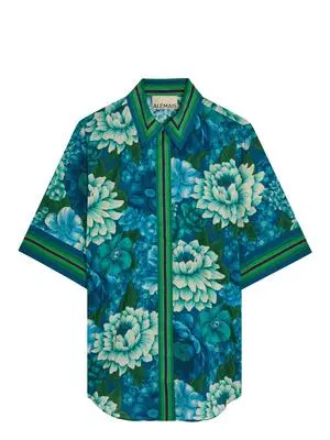 ALEMAIS Alémais Floral-print Cotton Shirt - Multicoloured