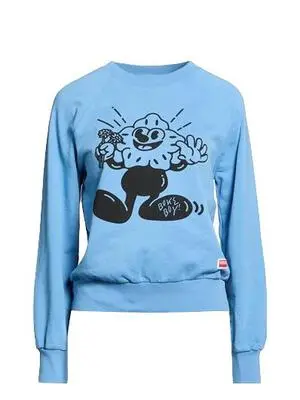 Kenzo Cotton Elastane Sweatshirt With Graphic Print - Blue
