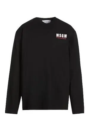 MSGM T-shirt Size Cotton - Black