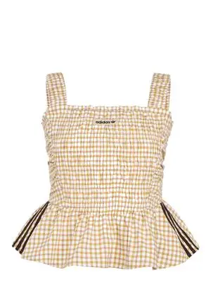 Adidas Plaid Vest - Yellow