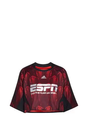 Adidas Crop Jersey - Red/black