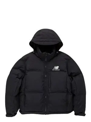 NEW BALANCE Down Casual Jacket - Black/white