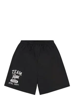 PATTA Elastic-waist Track Shorts - Black