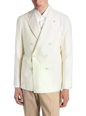 Tagliatore Double-breasted Peak-lapel Suit Jacket - Neutrals