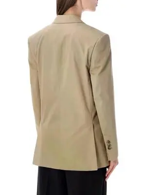 AMI Paris Single-breasted Notched-lapel Blazer - Neutrals