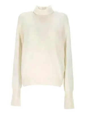 OLIVER LATTUGHI Cashmere Roll Neck Sweater - Neutrals