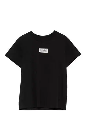 MAISON MARGIELA Logo Patch T-shirt - Black