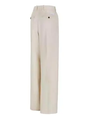 NINE:INTHE:MORNING Wide-leg Trousers - Neutrals
