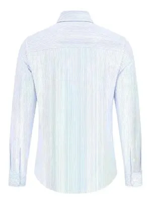 XACUS Striped Long-sleeve Shirt - Blue