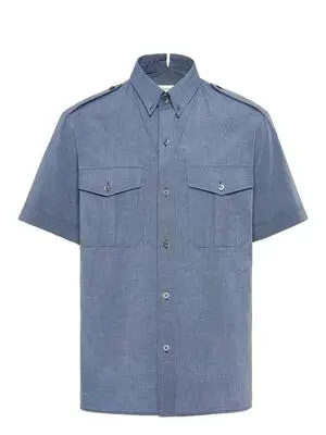 MAISON MARGIELA Foldable Short-sleeved Shirt - Blue