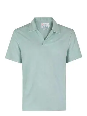 MC2 SAINT BARTH Jeremy Terry-cloth Polo Shirt - Green