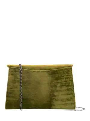 Tyler Ellis Small Lee Pouchet Clutch Bag - Green