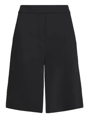 P.a.r.o.s.h Straight Shorts With Contrast Piping - Black